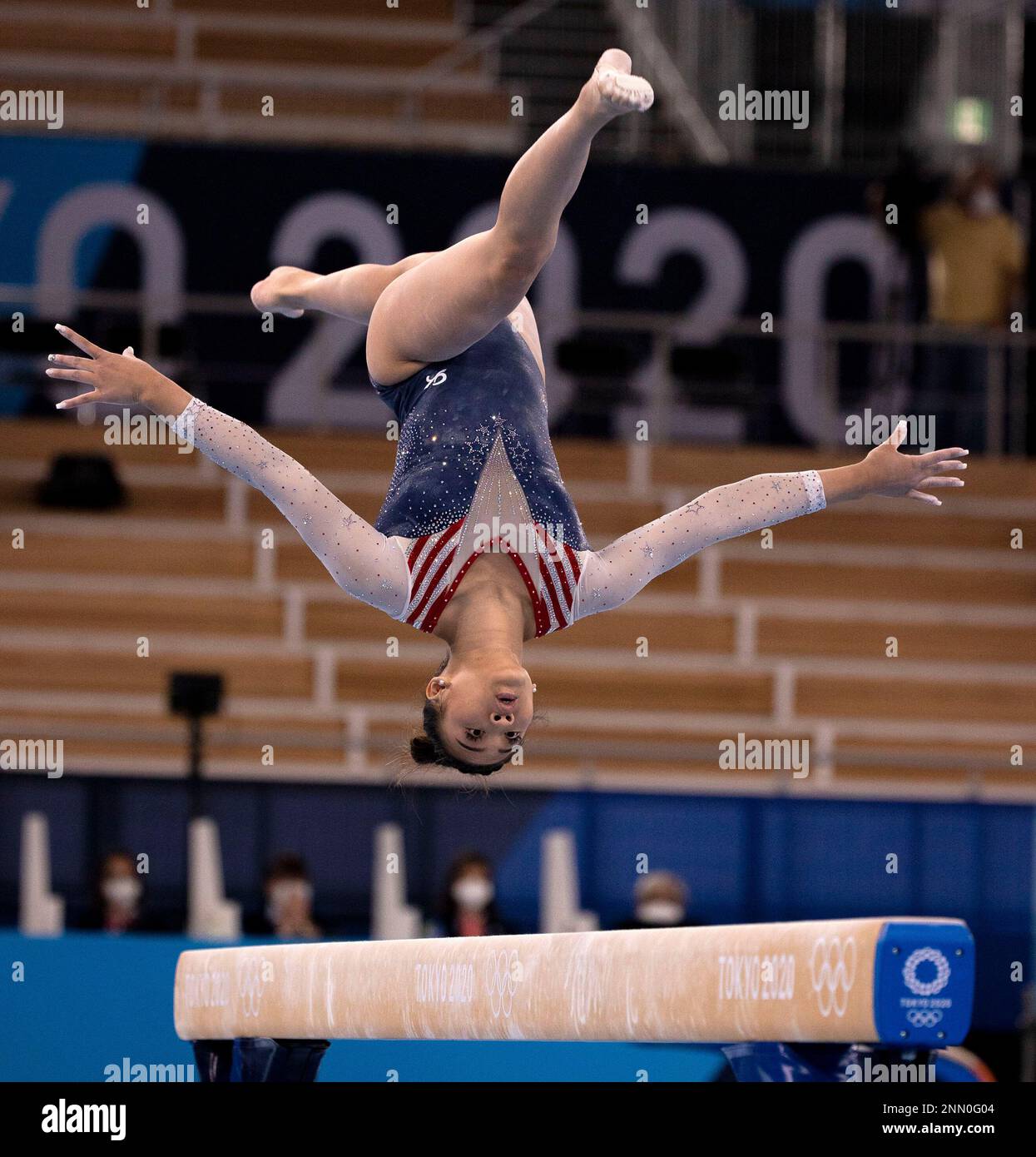 July 29, 2021, Tokyo, Kanto, Japan: USA's Sunisa LEE on the beam during ...