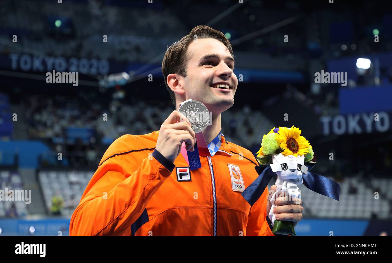 KAMMINGA Arno of Netherlands celebrates after Men's 200m Breaststroke ...