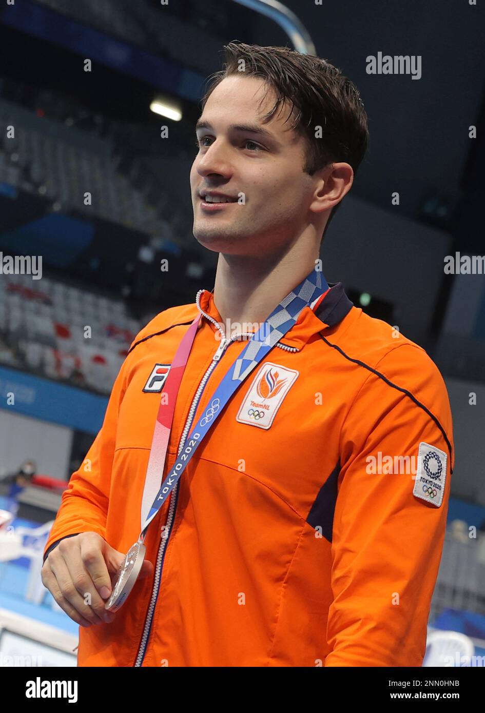 KAMMINGA Arno of Netherlands celebrates after Men's 200m Breaststroke ...