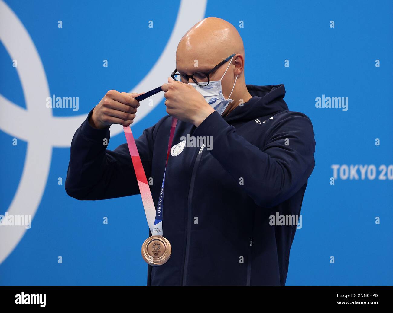 MATTSSON Matti of Finland receives bronze medal after Men's 200m ...