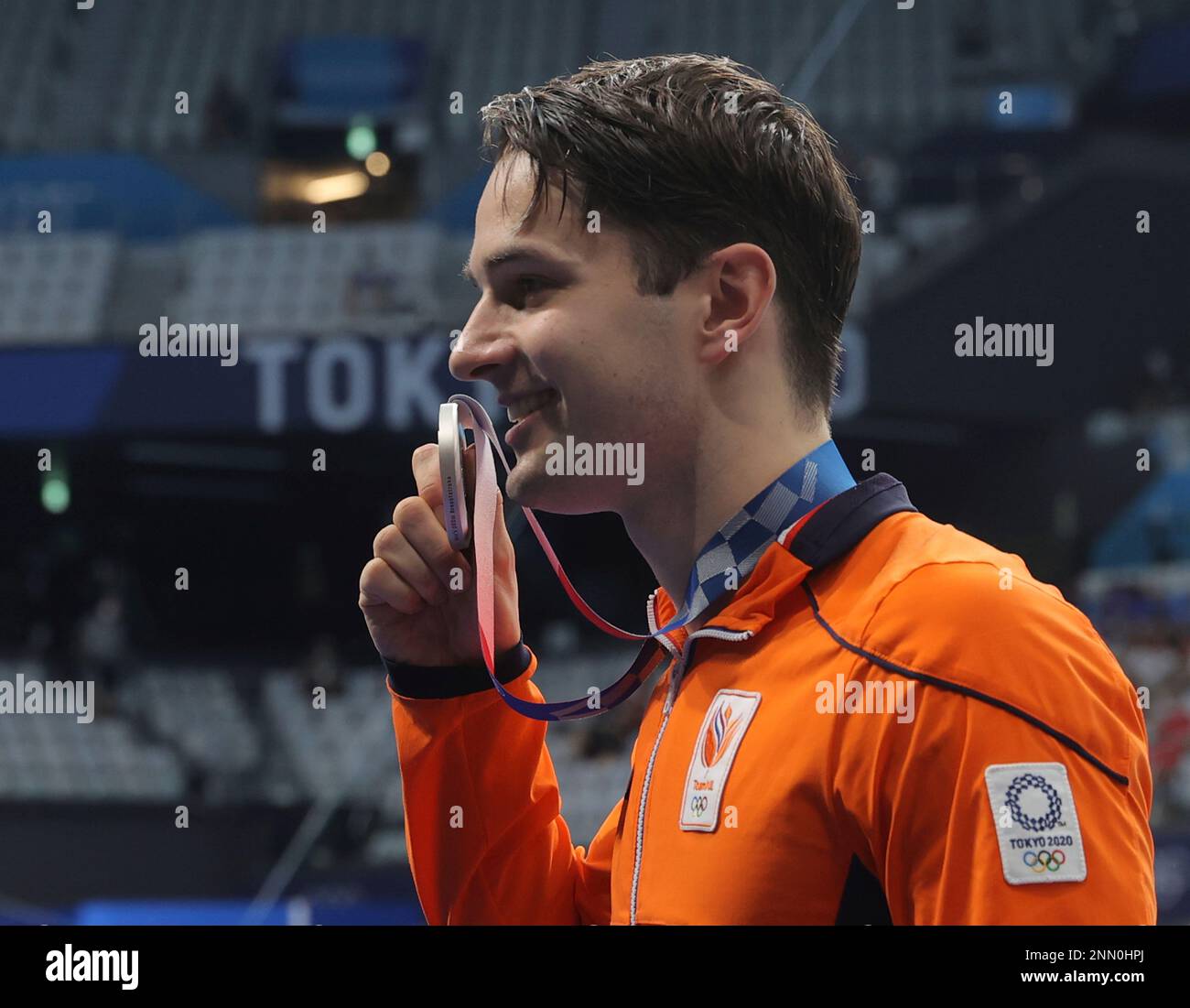 KAMMINGA Arno of Netherlands celebrates after Men's 200m Breaststroke ...