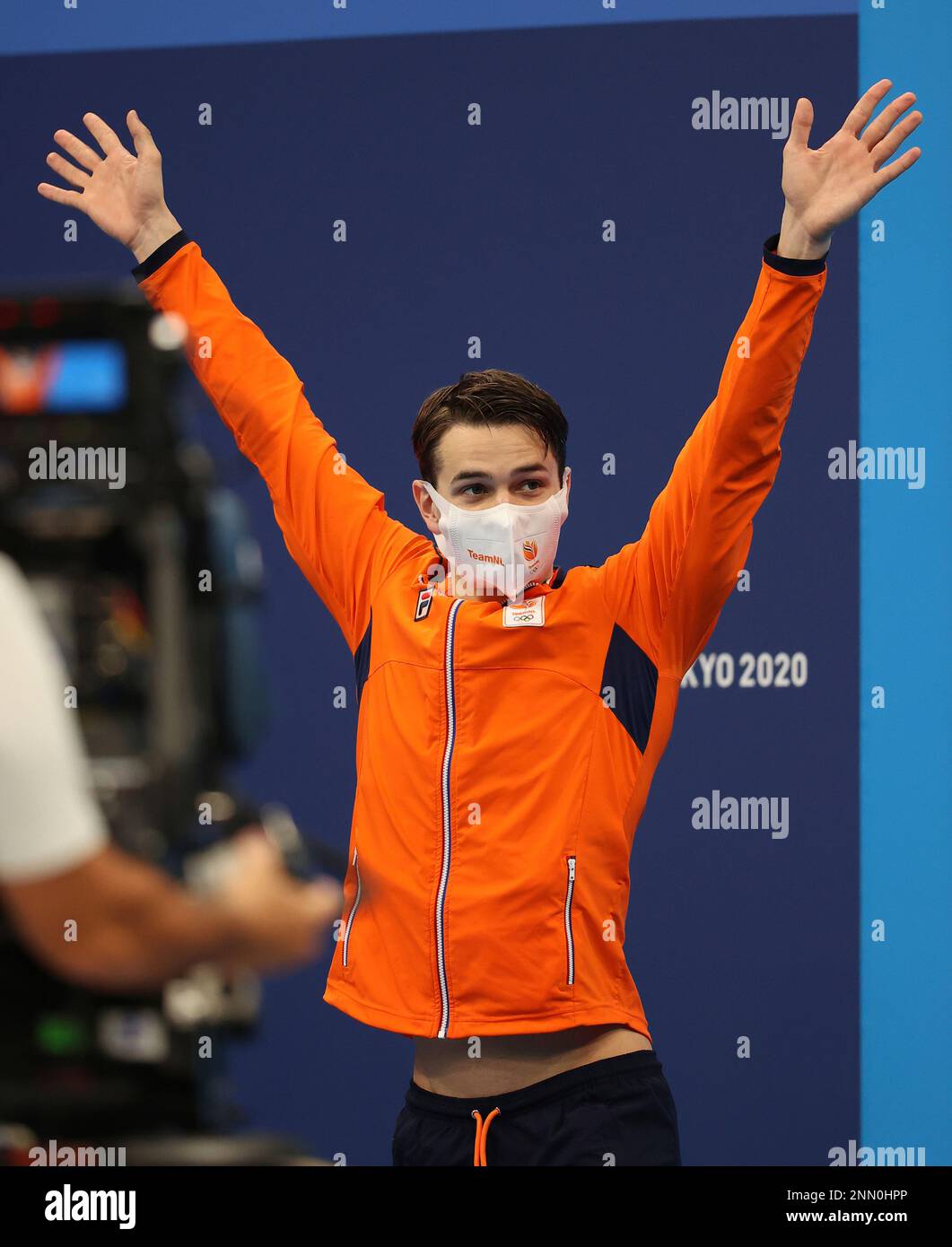 KAMMINGA Arno of Netherlands celebrates after Men's 200m Breaststroke ...