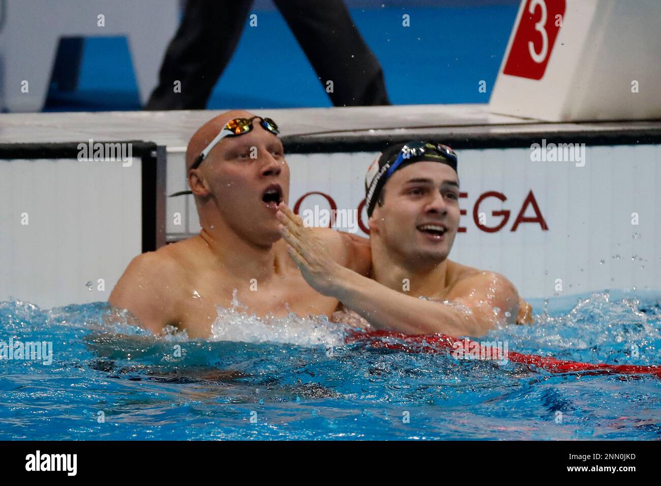 July 29, 2021, Tokyo, Kanto, Japan: Matti Mattsson (FIN), left, and ...