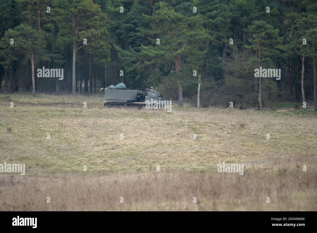 British army self propelled M270 Multiple Launch Rocket System (MLRS ...