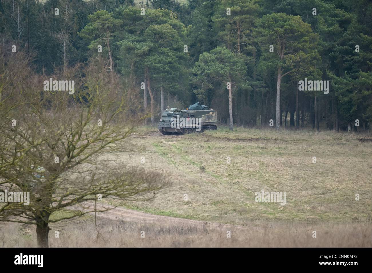 British army self propelled M270 Multiple Launch Rocket System (MLRS ...