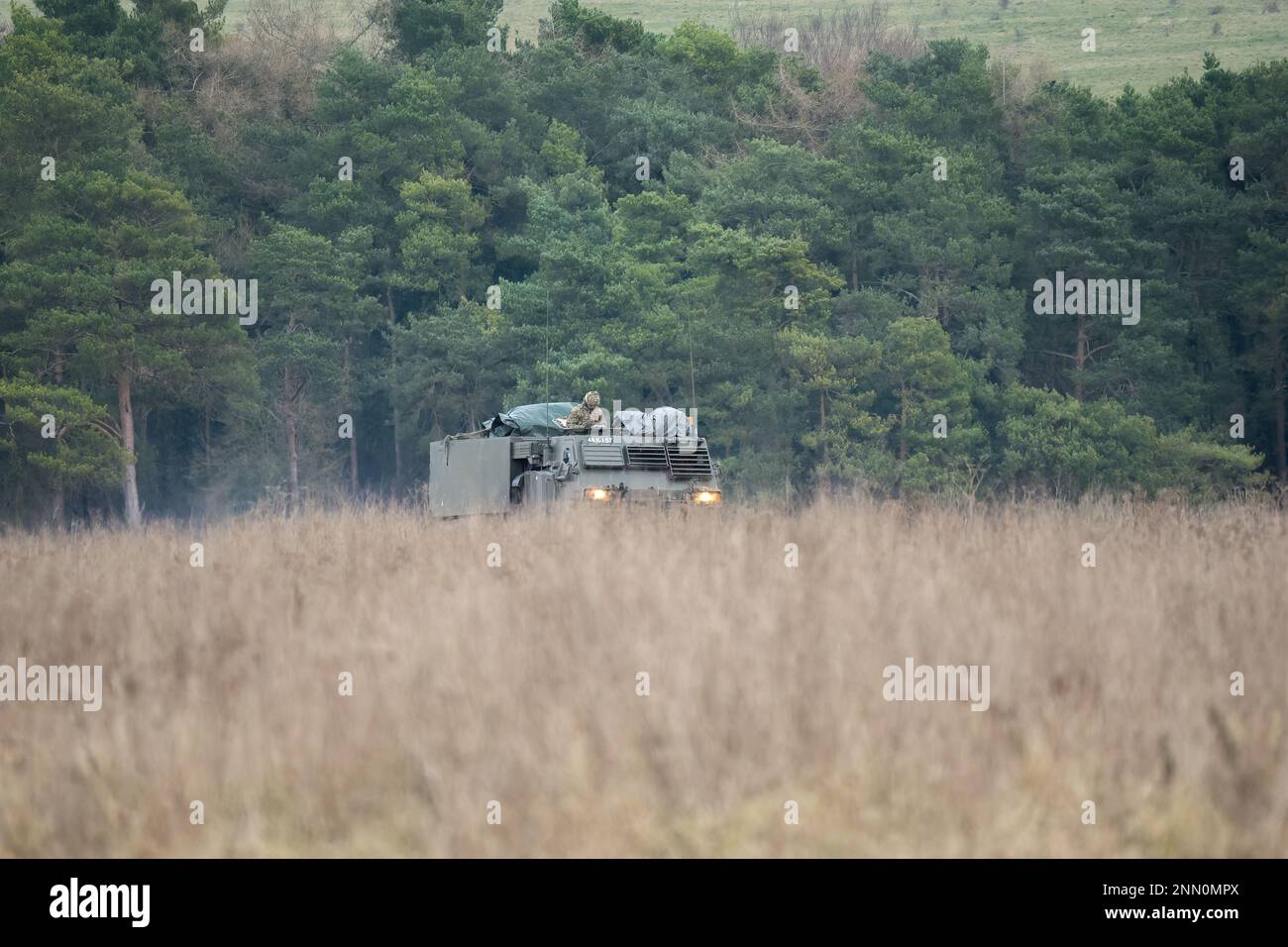 British army self propelled M270 Multiple Launch Rocket System (MLRS ...