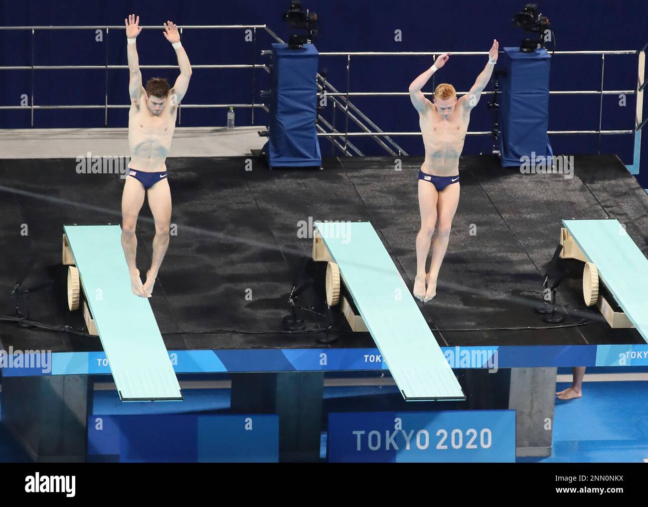 USA's CAPOBIANCO Andrew and HIXON Michael perform during Men's ...
