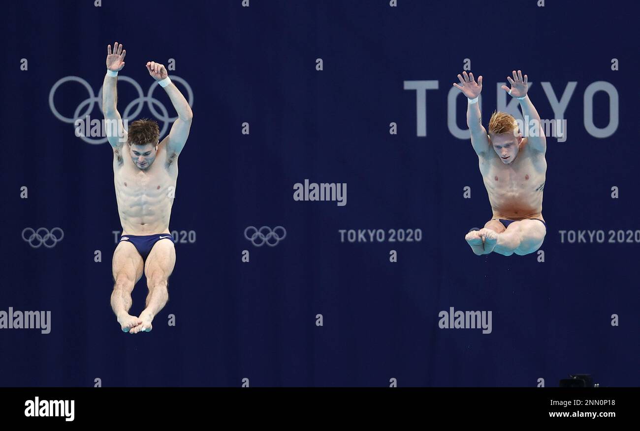 USA's CAPOBIANCO Andrew and HIXON Michael perform during Men's ...