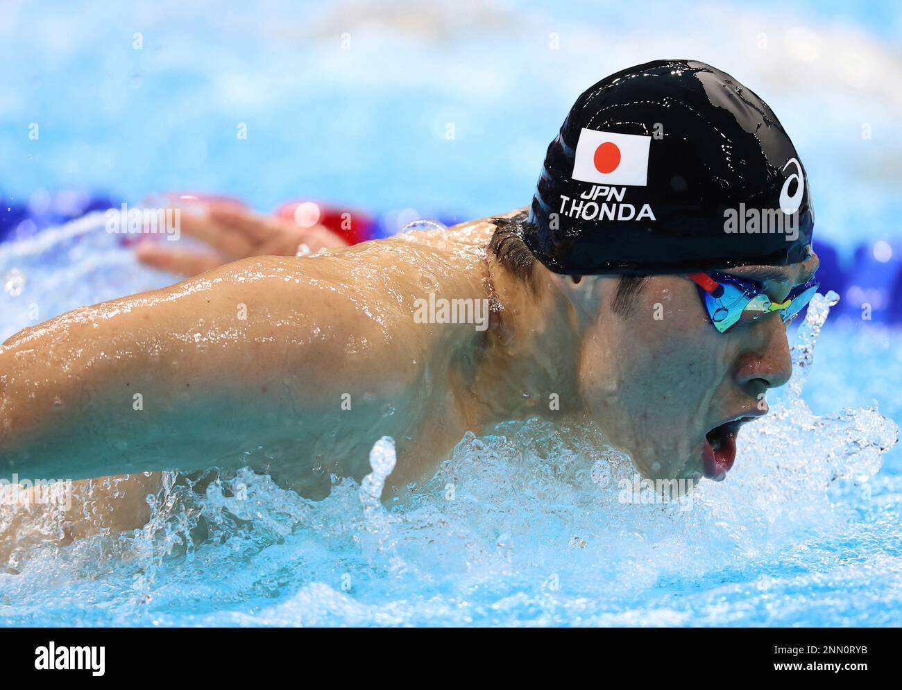 HONDA Tomoru of Japan competes during Men's 200m Butterfly final at ...