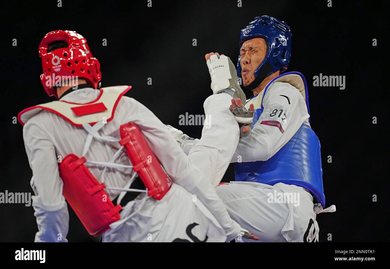 July 27, 2021: Hongyi sun from China and Vladislav Larin from RCO ...