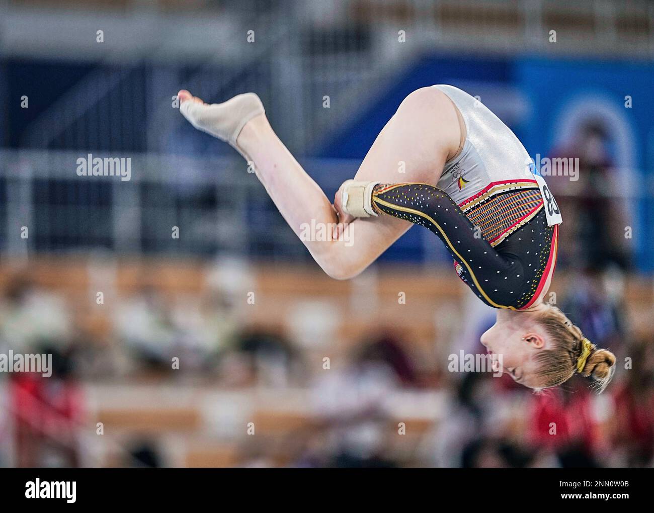July 27, 2021: Lisa Vaelen of Belgium {during women's Artistic ...