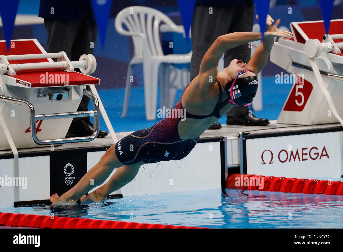 July 27, 2021, Tokyo, Japan: Regan Smith (USA) in the women's 100m ...