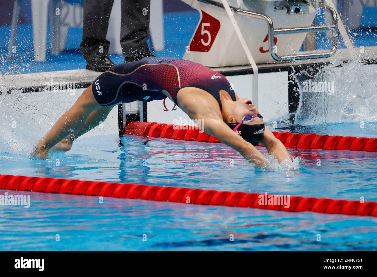 July 27, 2021, Tokyo, Japan: Regan Smith (USA) in the women's 100m ...