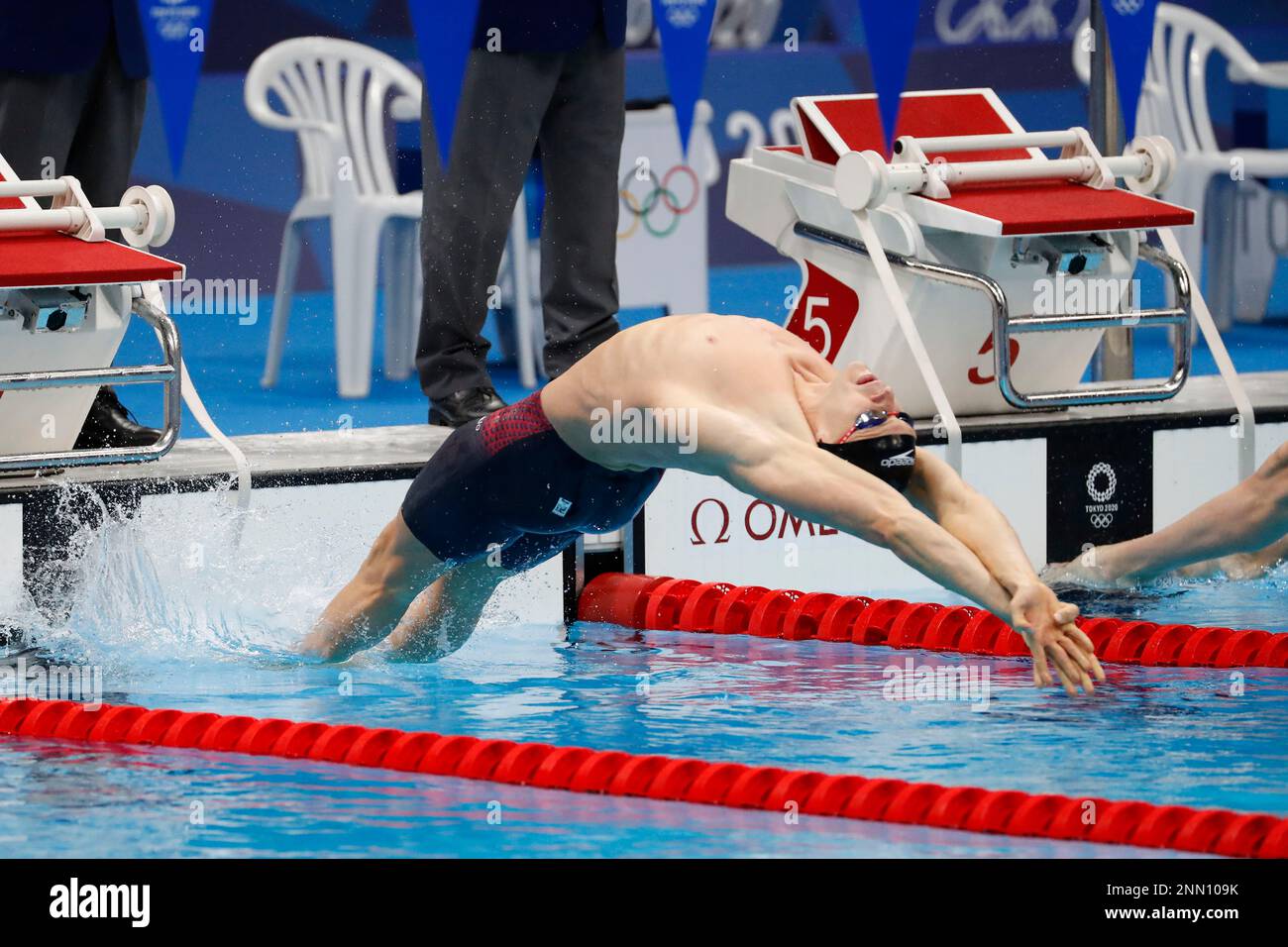 July 27, 2021, Tokyo, Japan: Ryan Murphy (USA) in the men's 100m ...