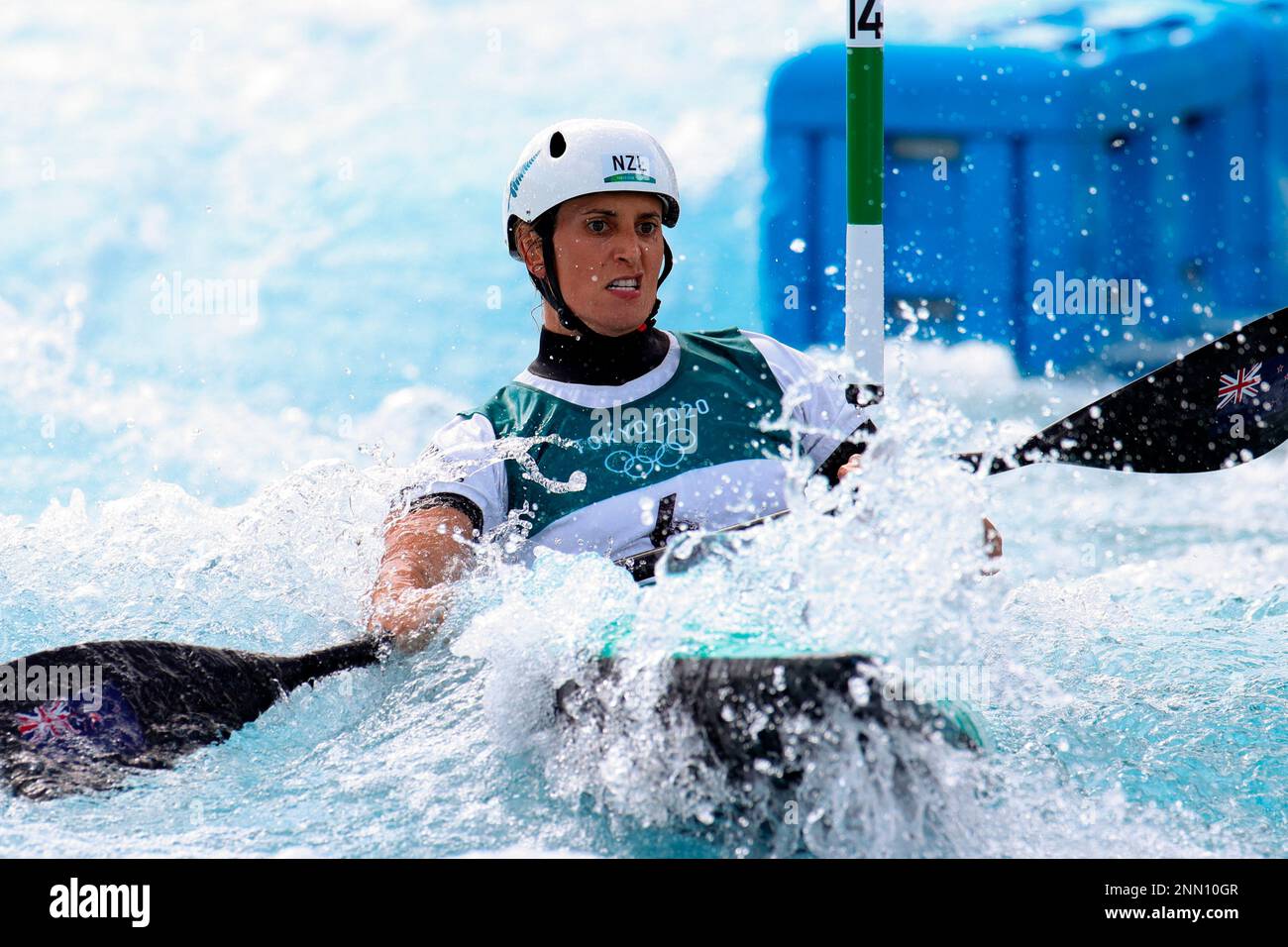 TOKYO, JAPAN - JULY 27: Luuka Jones of Team New Zealand during the ...