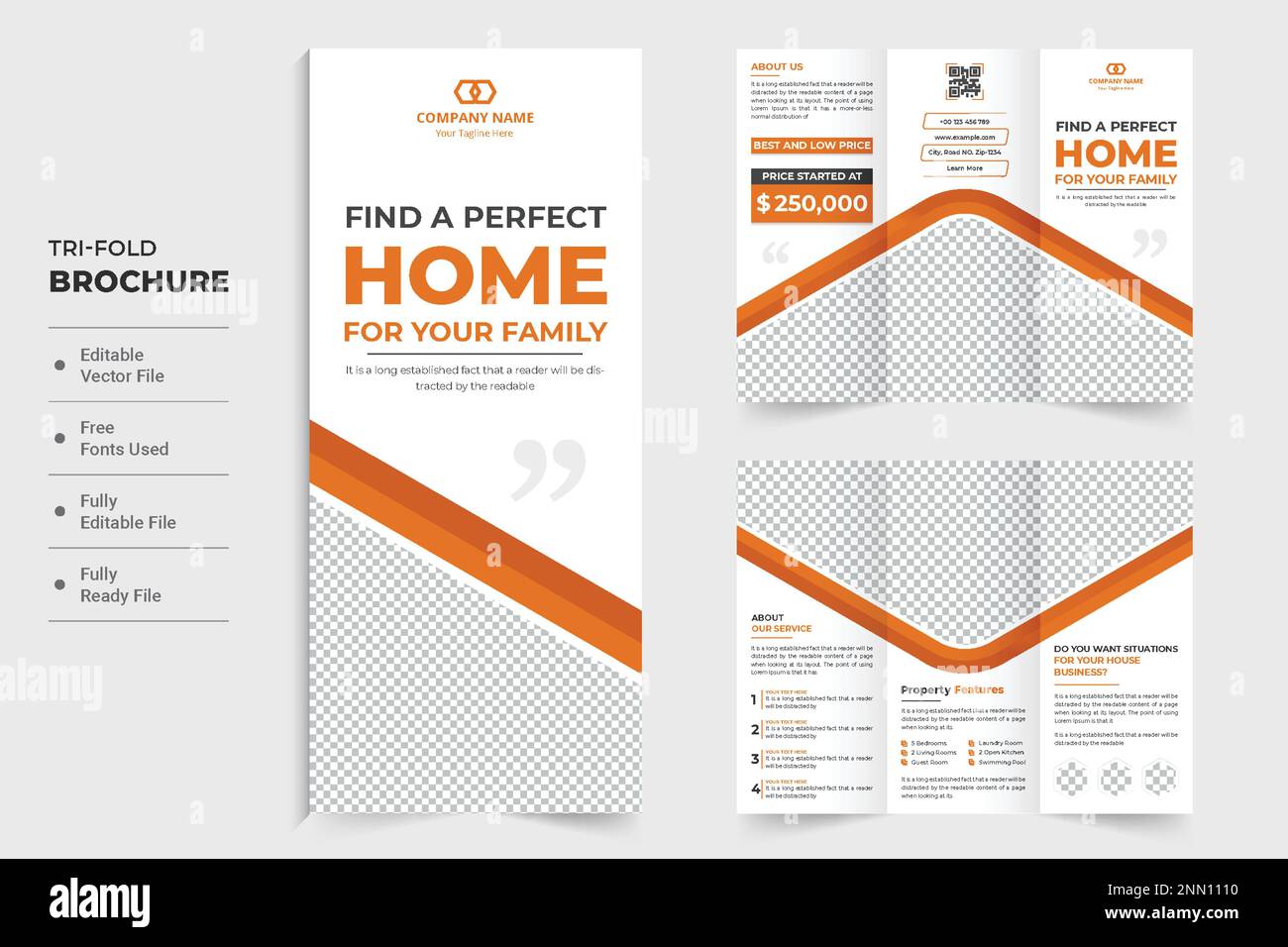 Home selling and renovation brochure design for marketing. House ...