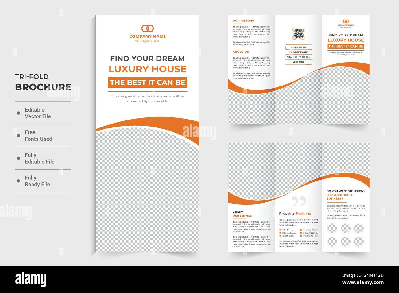 Promotional tri fold hi-res stock photography and images - Alamy