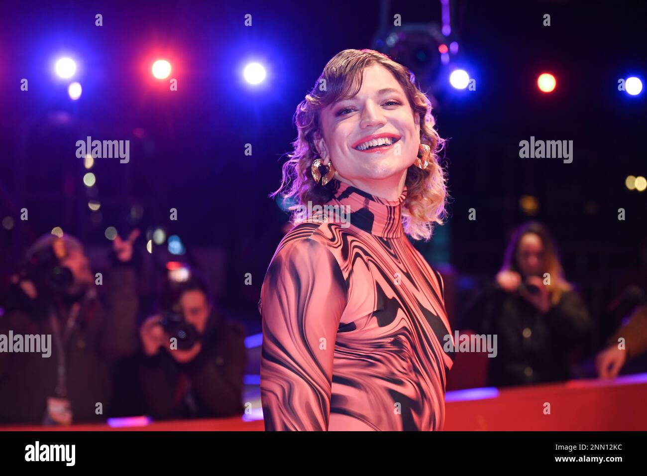 Berlin, Germany. 24th Feb, 2023. Thea Ehre, actress, comes to the ...