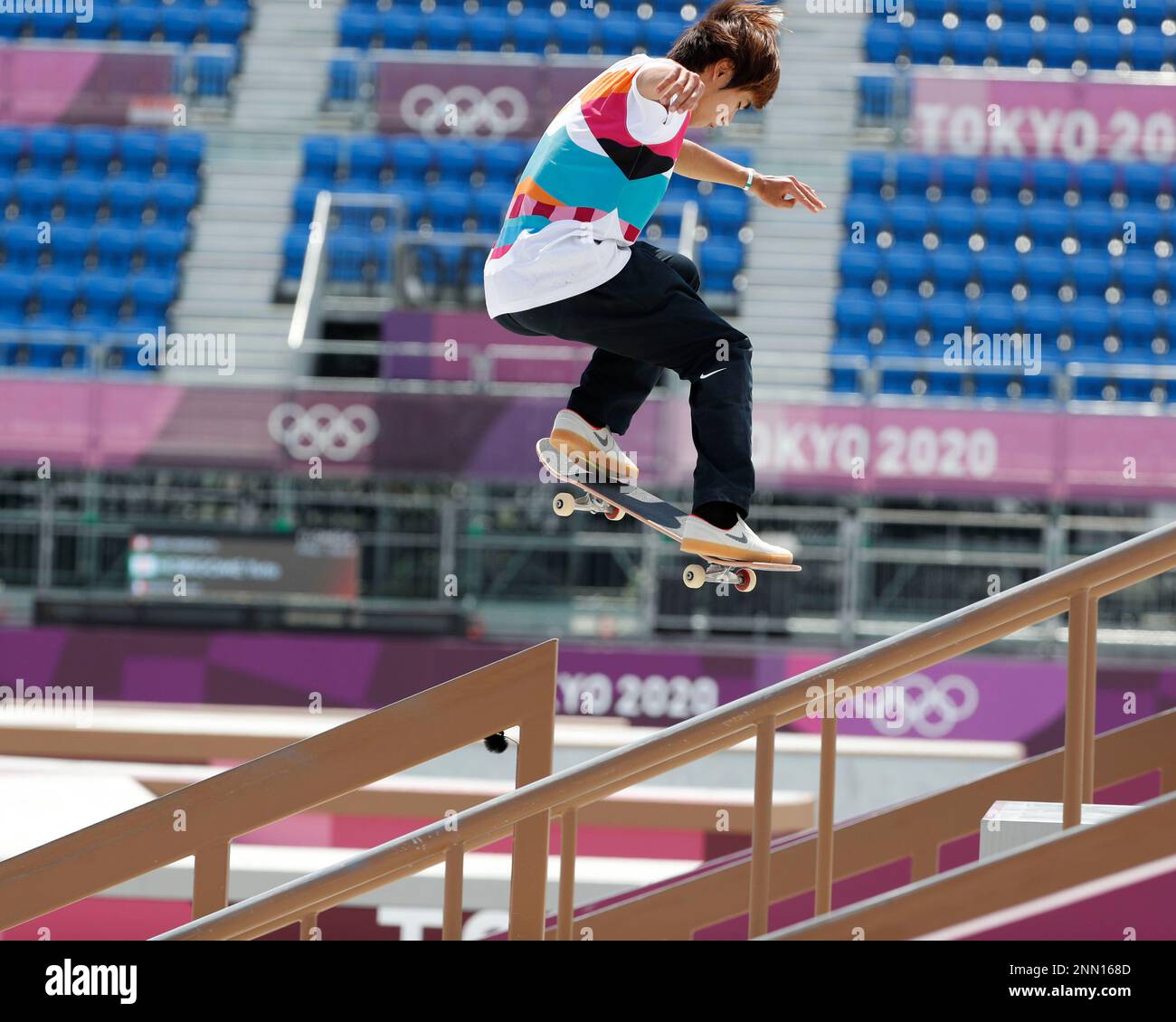 July 25, 2021, Tokyo, Japan: Yuto Horigome (JPN) competes in mens ...