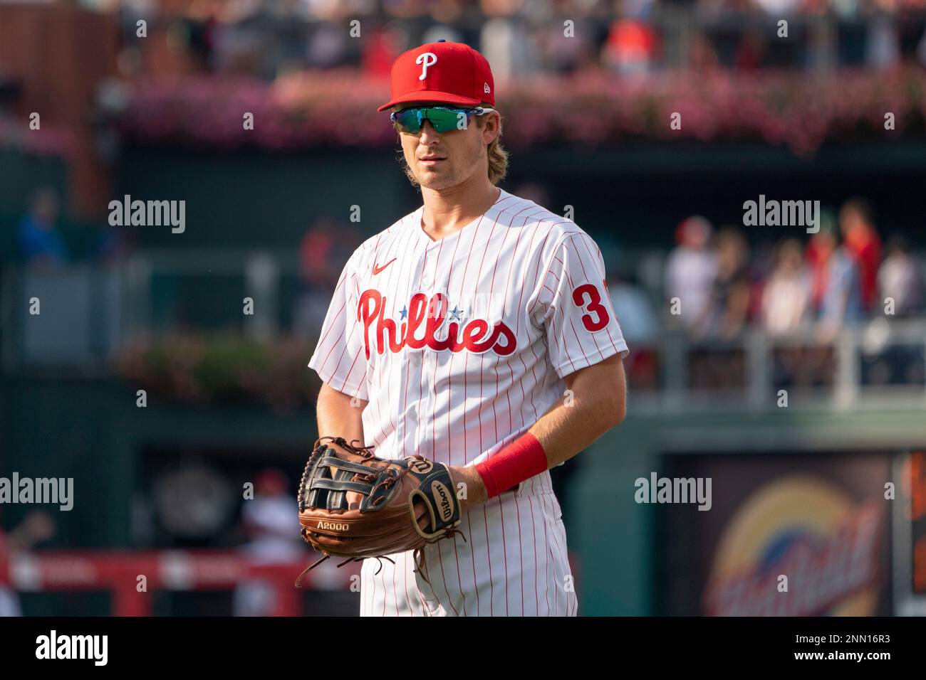 PHILADELPHIA, PA - JULY 24: Philadelphia Phillies Center Fielder Luke ...