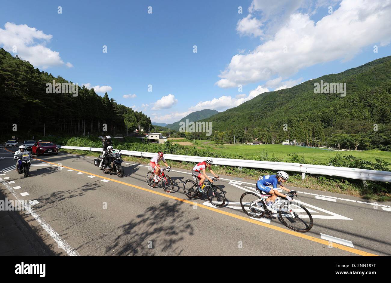Anna Plichta, from left, of Poland, Anna Kiesenhofer of Austria and ...