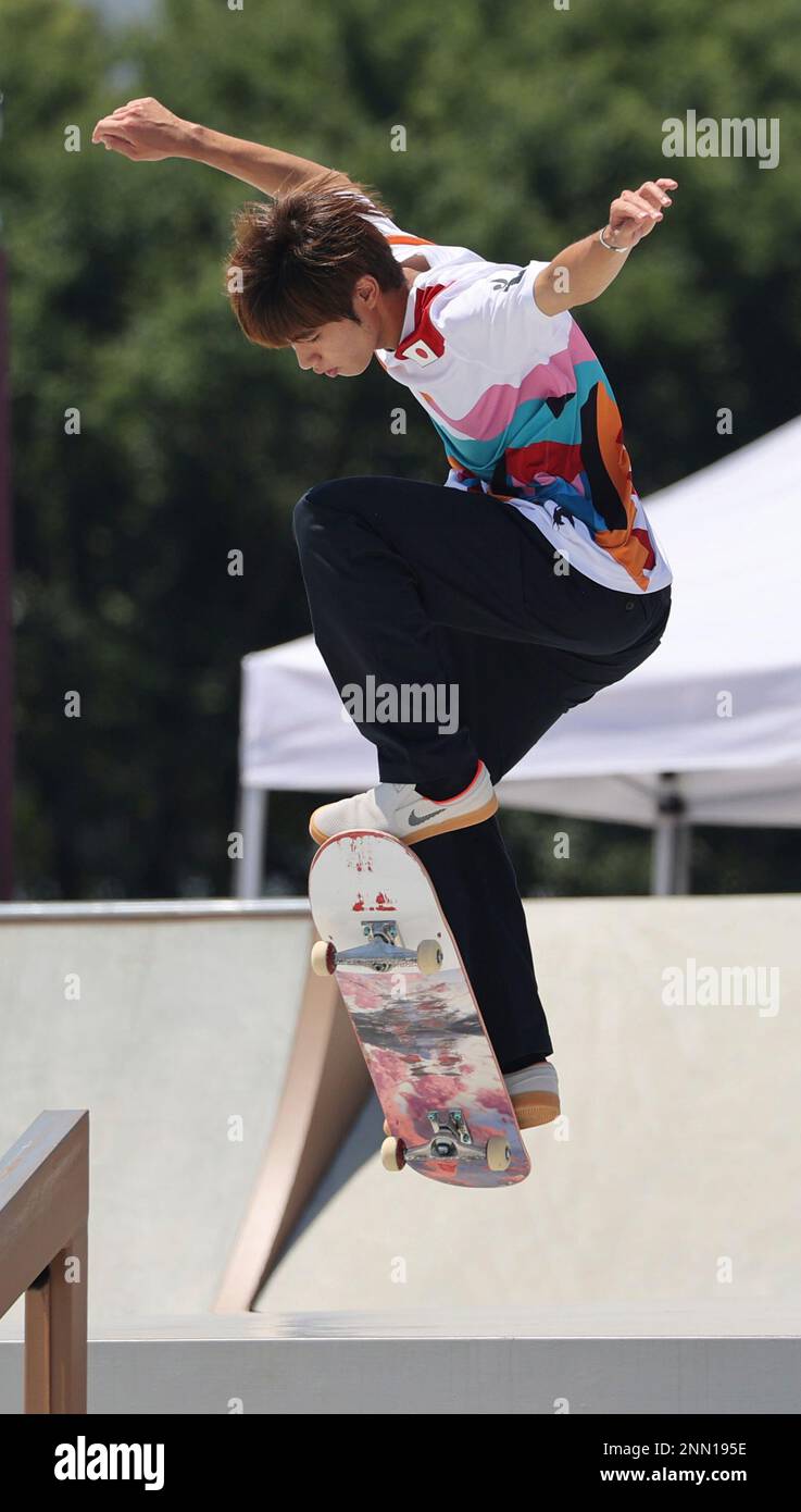 HORIGOME Yuto performs during Skateboarding - Final in Tokyo 2020 ...