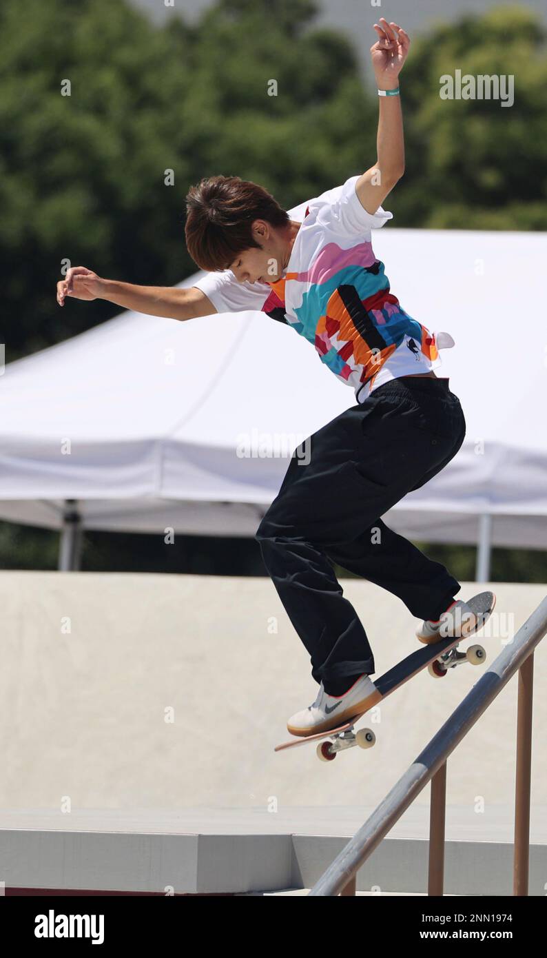 HORIGOME Yuto performs during Skateboarding - Final in Tokyo 2020 ...