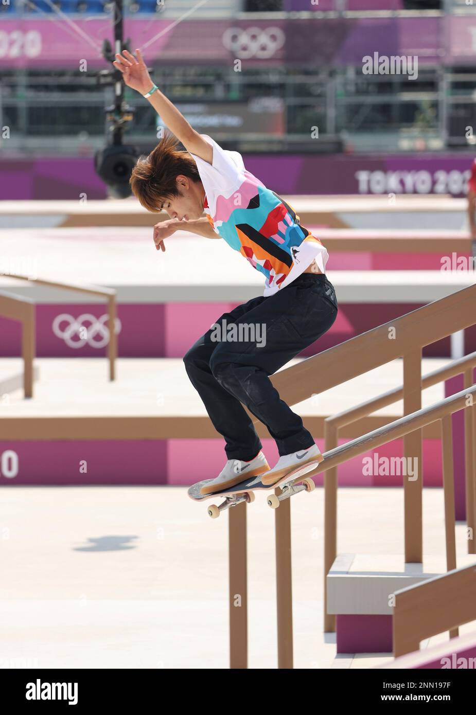 HORIGOME Yuto performs during Skateboarding - Final in Tokyo 2020 ...