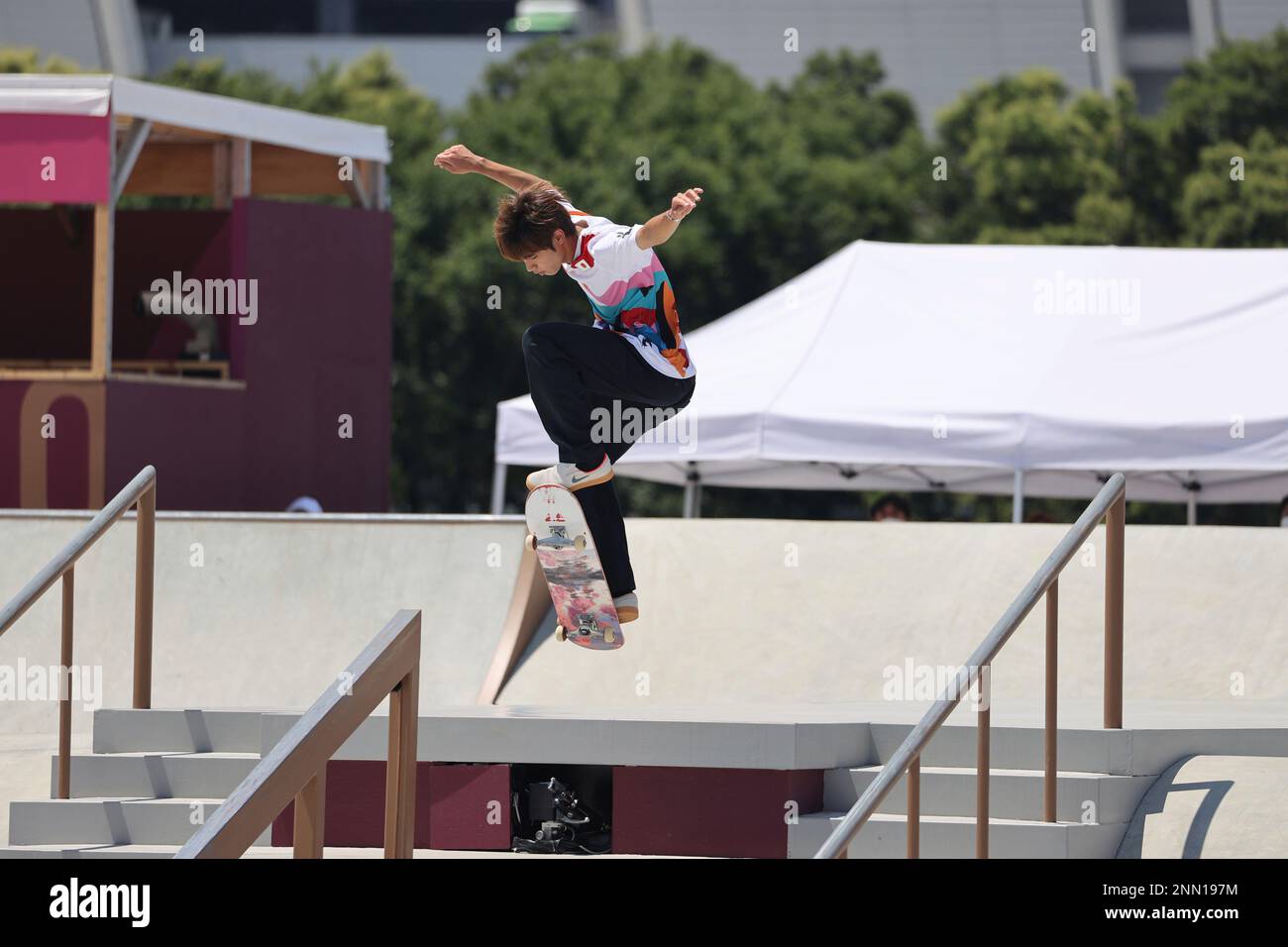 HORIGOME Yuto performs during Skateboarding - Final in Tokyo 2020 ...