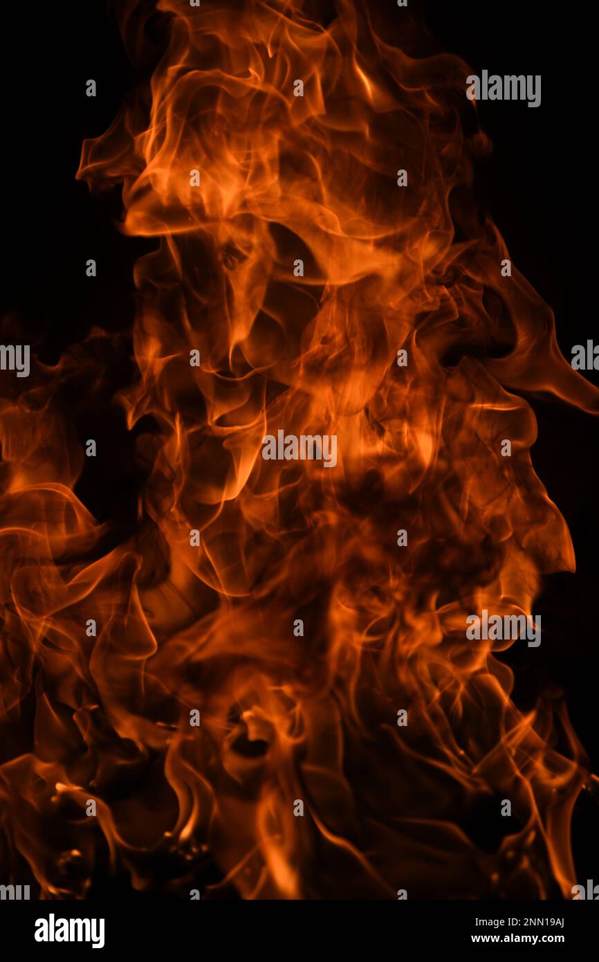 Blaze fire flame texture for banner background Stock Photo - Alamy