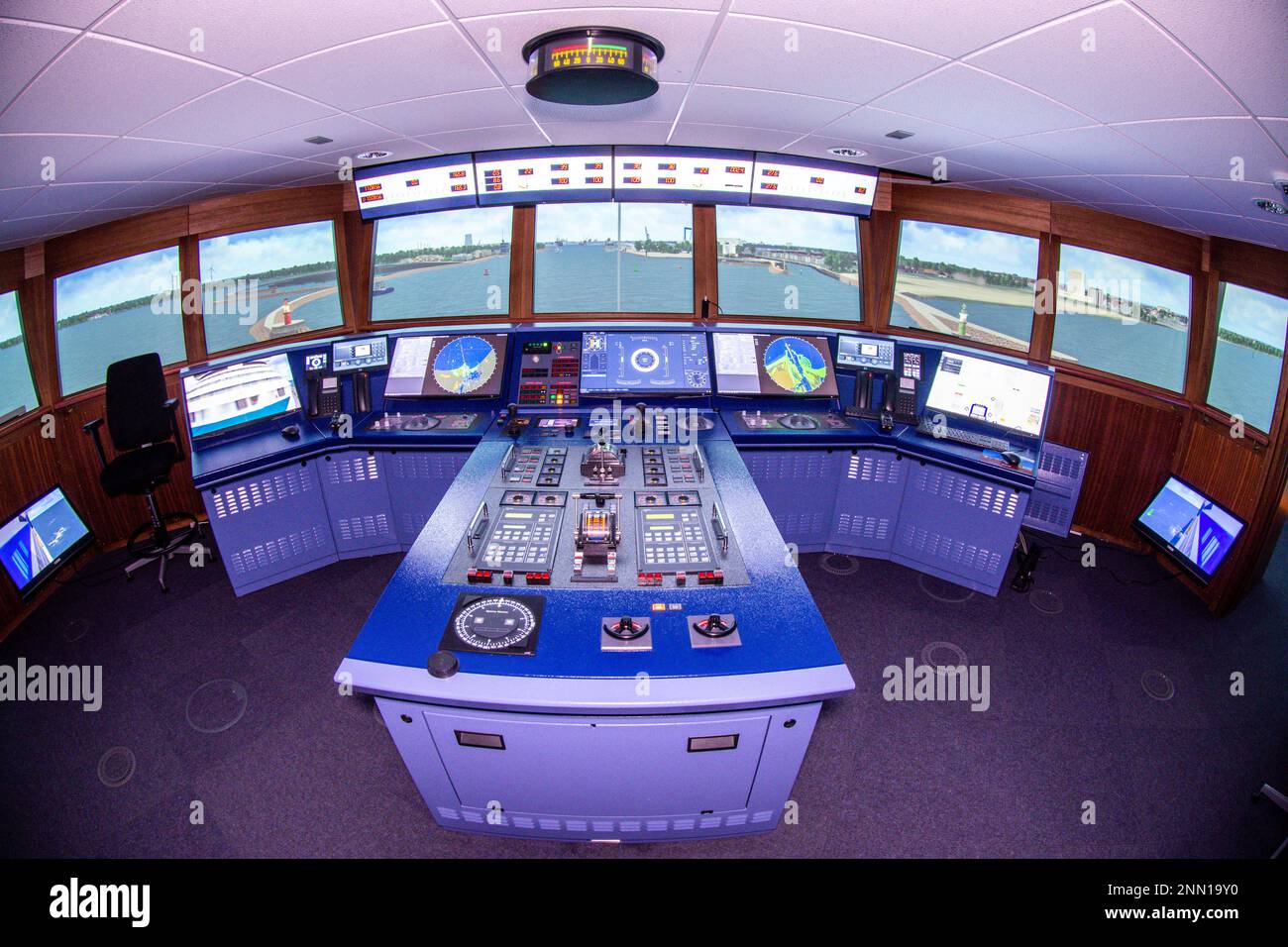 20 February 2023, Mecklenburg-Western Pomerania, Rostock: Control units ...