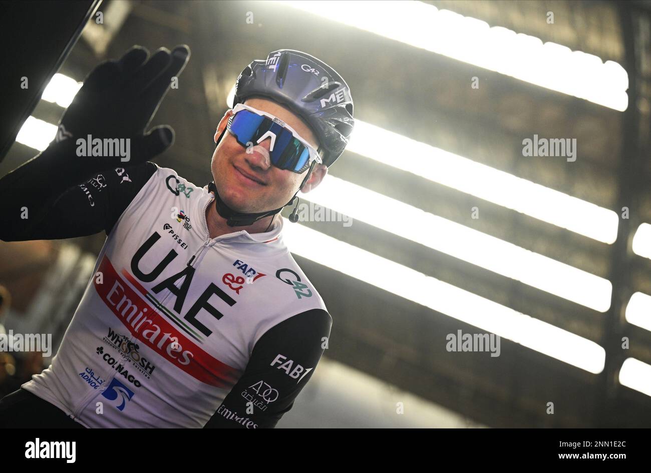 Belgian Tim Wellens of UAE Team Emirates pictured during the team ...