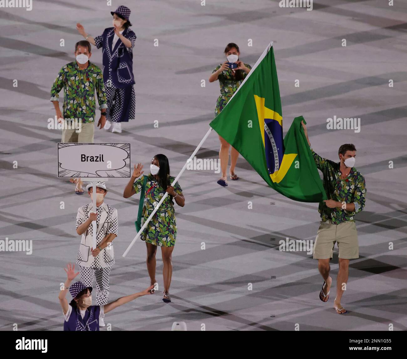 The Opening Ceremony of the Tokyo 2020 Olympic Games is held at ...