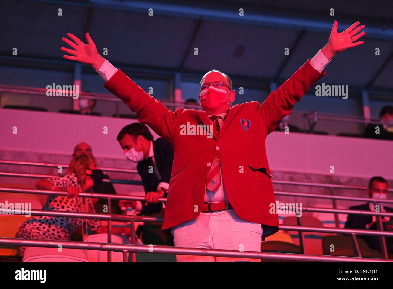 U.S. Prince Albert II of Monaco watches during the opening ceremony in ...