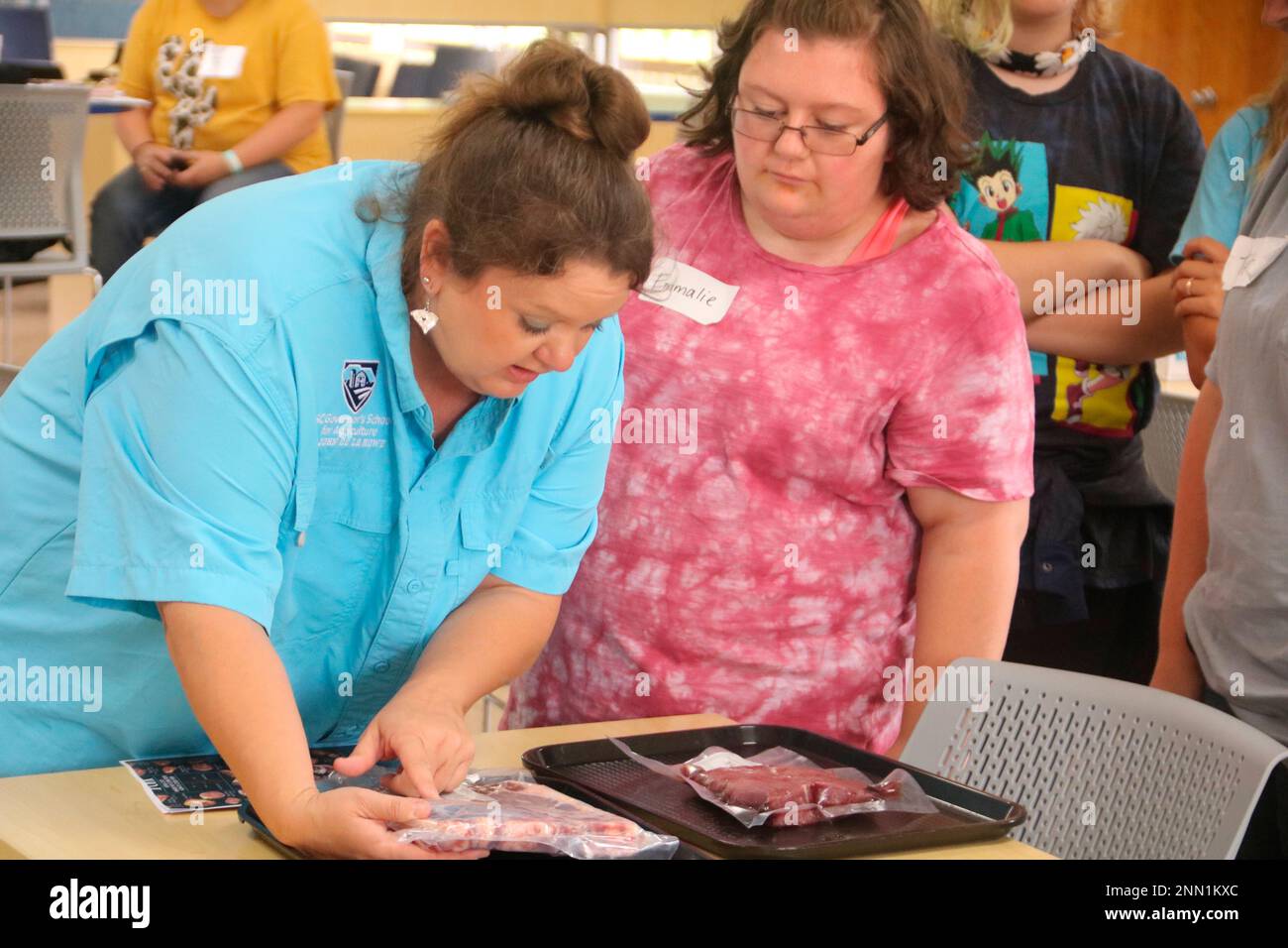 John de la Howe teacher Libby Templeton taught campers how to recognize ...