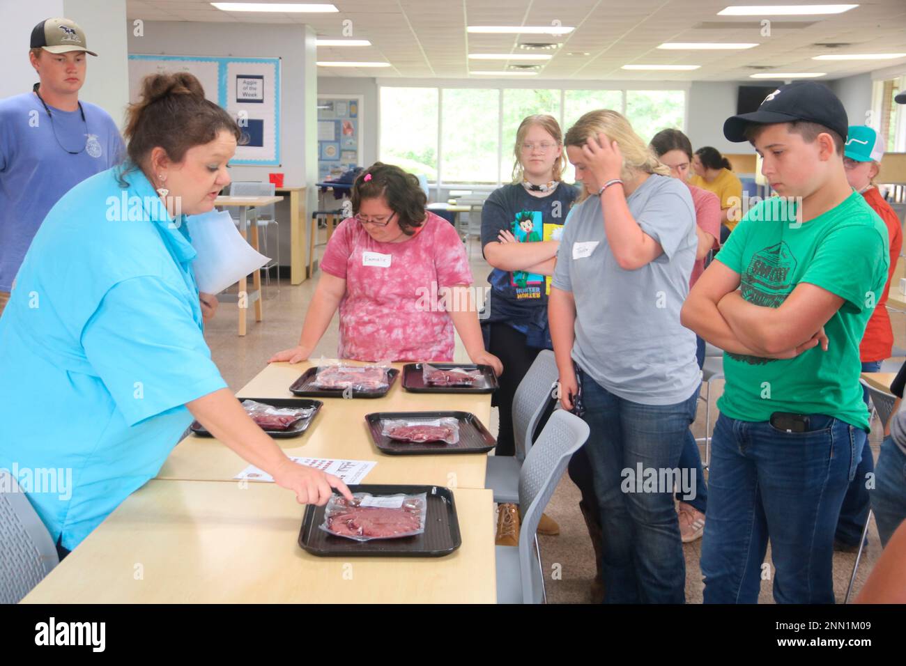 John de la Howe campers learn about different cuts of beef from teacher ...