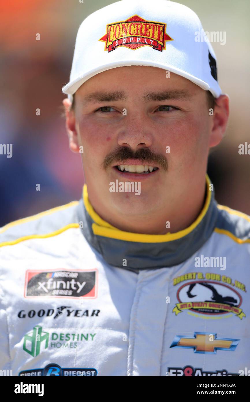 HAMPTON, GA - JULY 10: Brett Moffitt, driver of the (02) Concrete ...