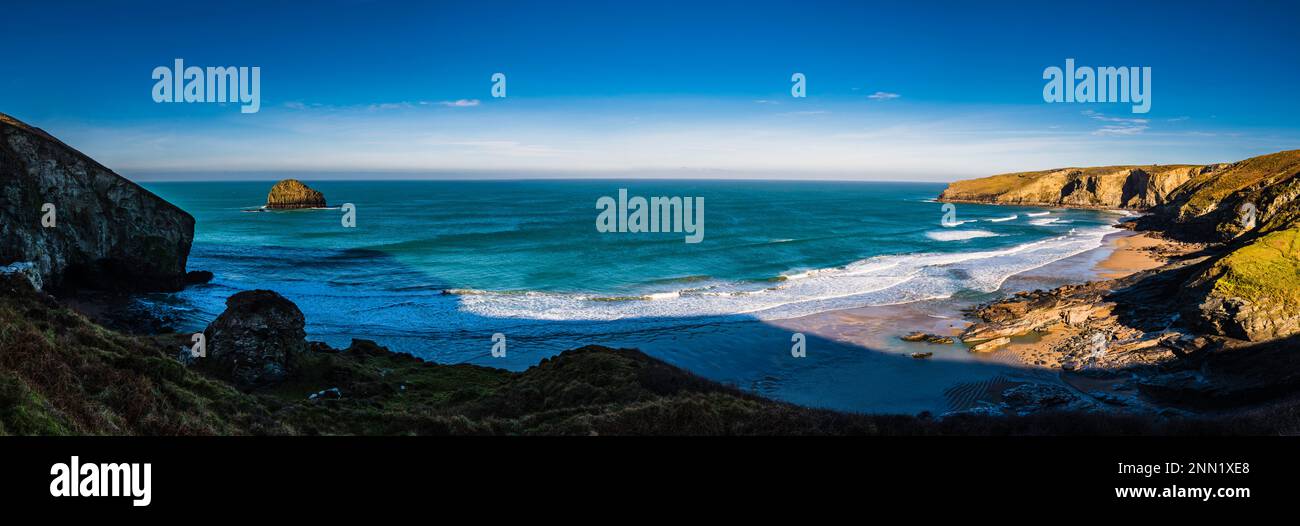 Penhallic point cornwall coast hi-res stock photography and images - Alamy