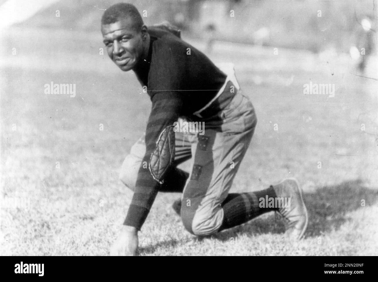 Iowa football player Frederick "Duke" Slater poses for a photo in 1921 ...