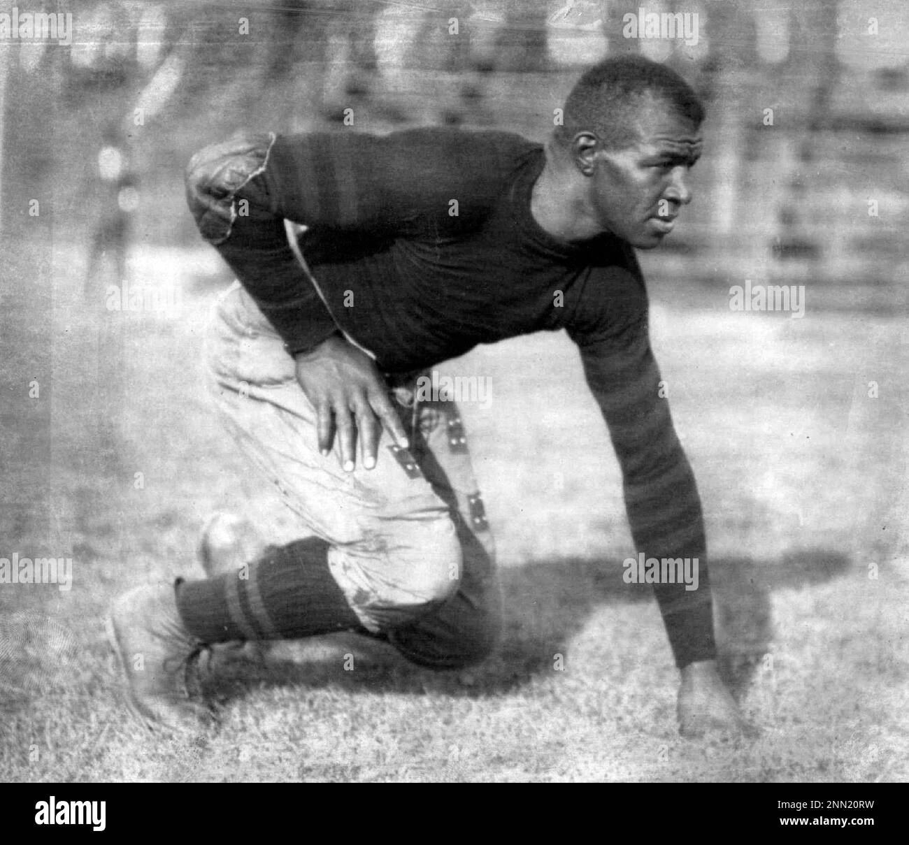 Frederic "Duke" Slater poses for a photo in 1921 when he was a tackle ...