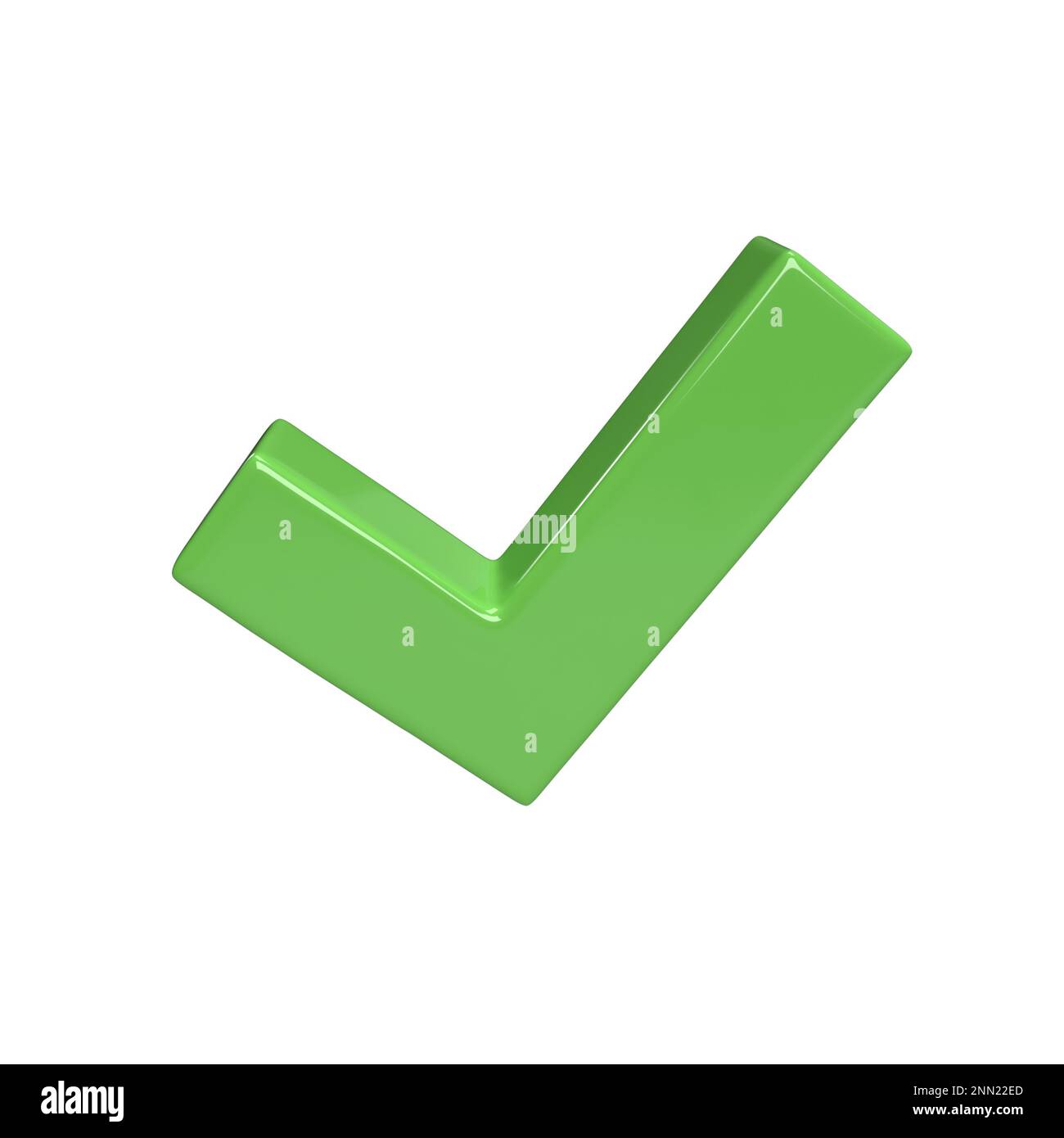 Yes confirmed approved ok correct sign 3d icon render illustration ...