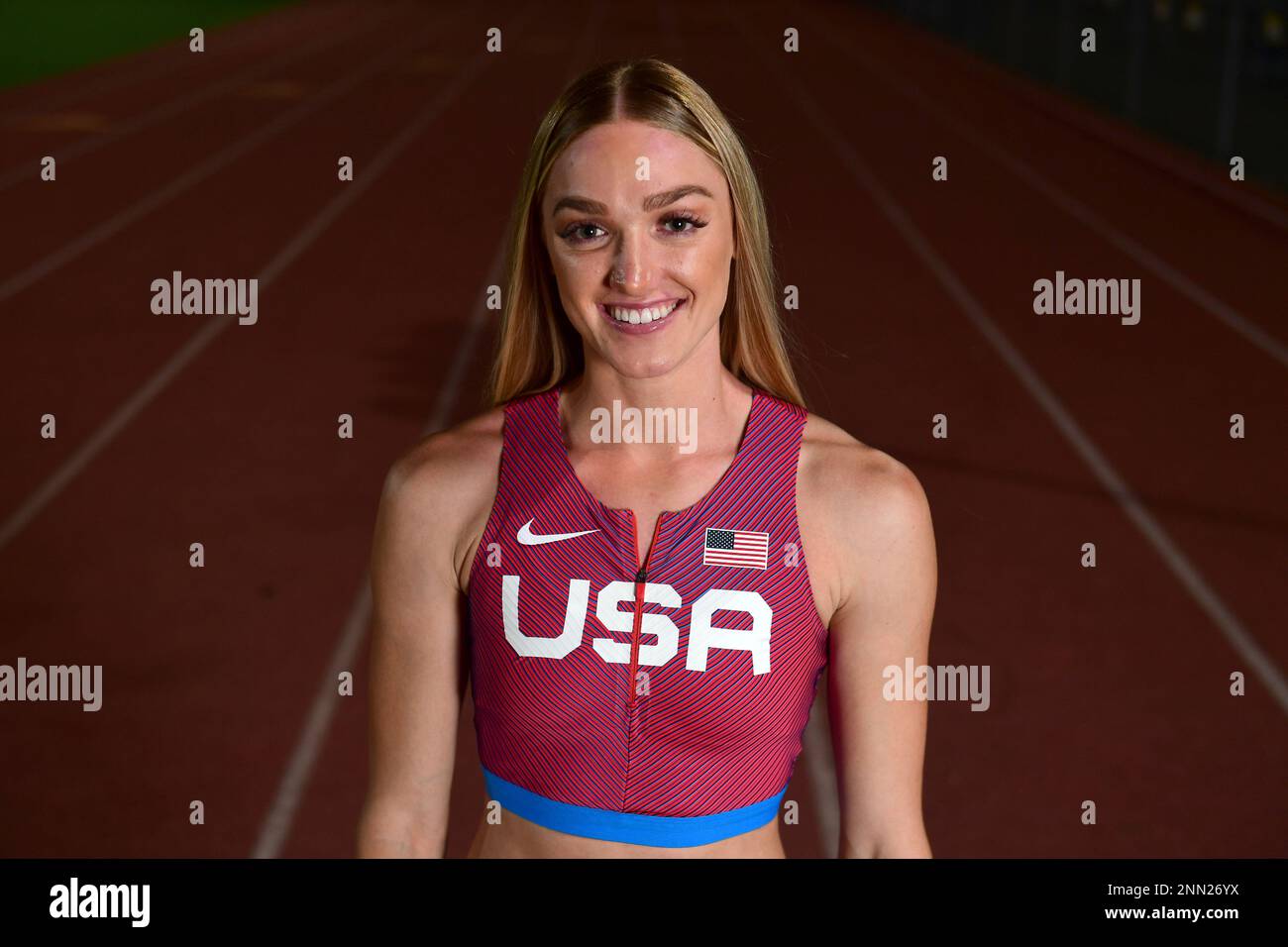 Shae Anderson poses during a portrait session, Thursday, July 15, 2021 ...