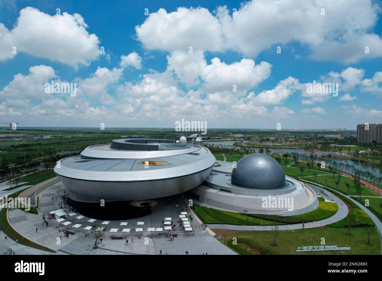 An exterior view of the main structure of Shanghai Astrology Museum in ...
