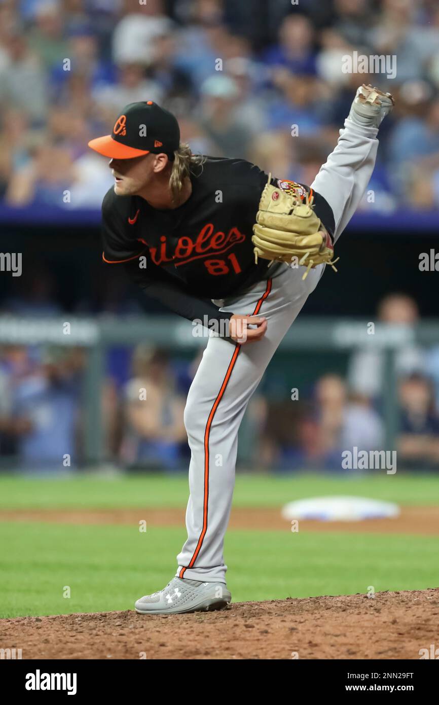 KANSAS CITY, MO - JULY 16: Baltimore Orioles relief pitcher Shaun ...