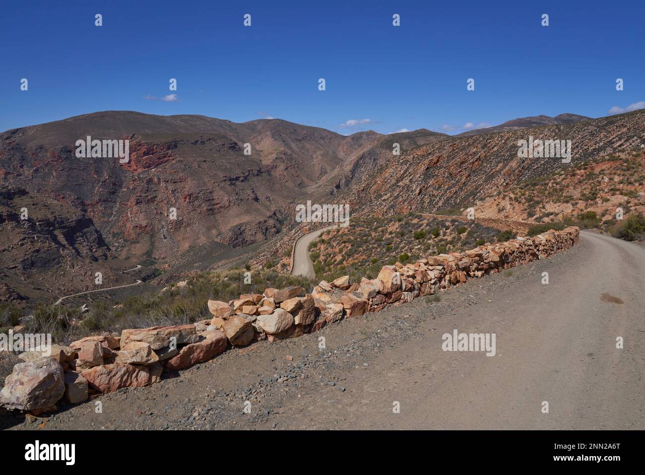 Swartberg Pass connecting Oudtshoorn and Prince Albert in the Western ...