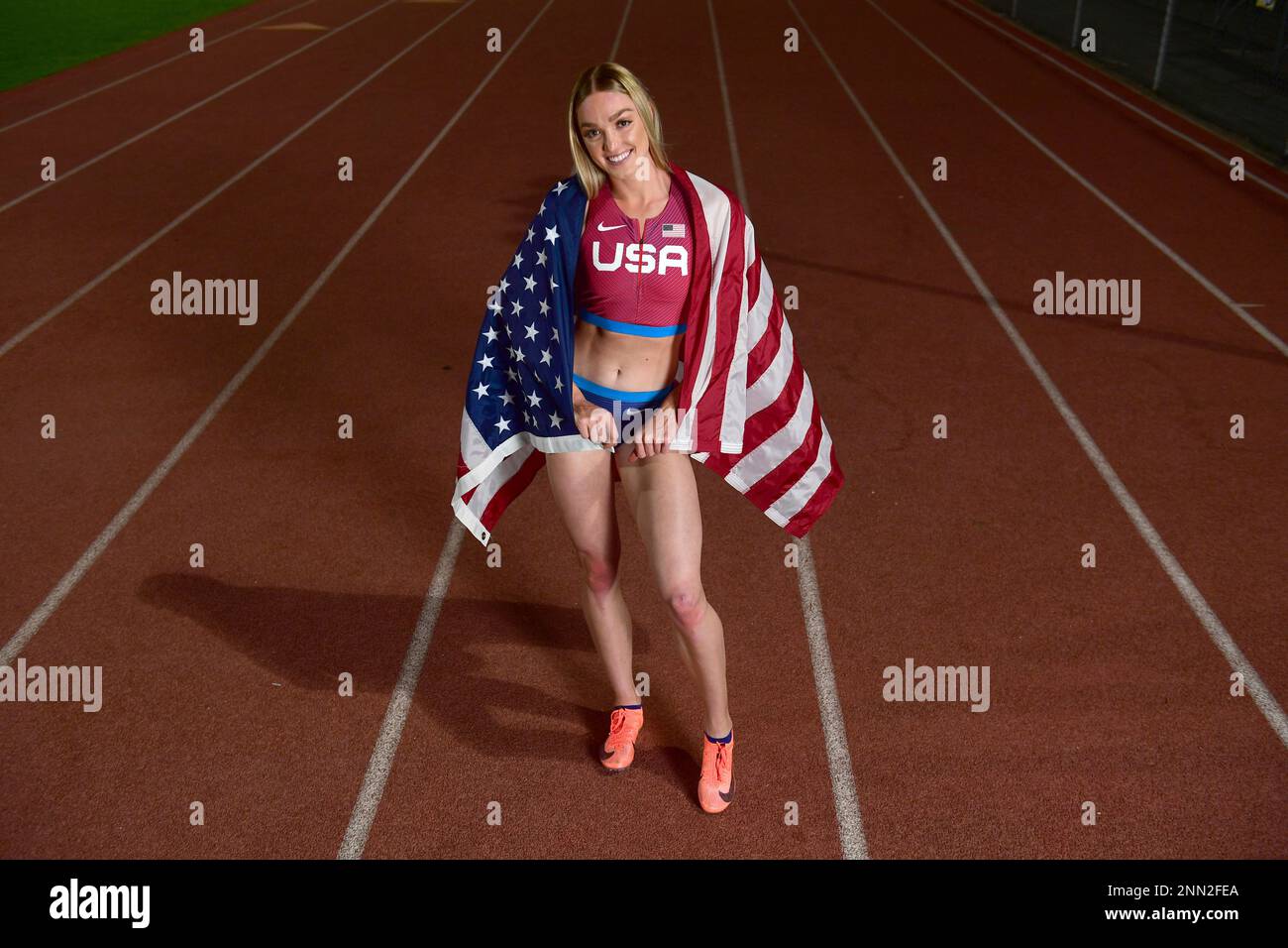 Shae Anderson poses during a portrait session, Thursday, July 15, 2021 ...