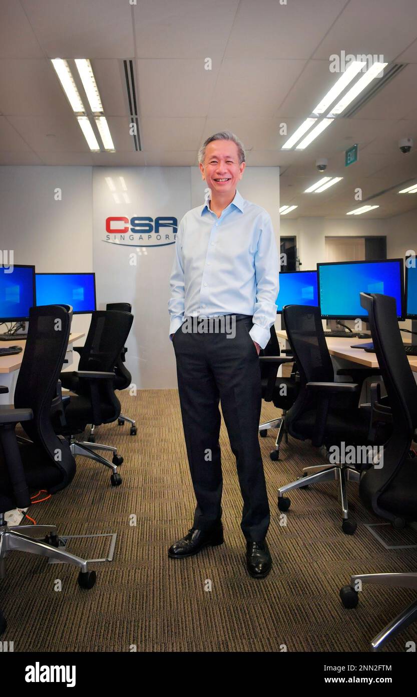 David Koh, chief executive of the Cyber Security Agency of Singapore (CSA). (Singapore Press via ...