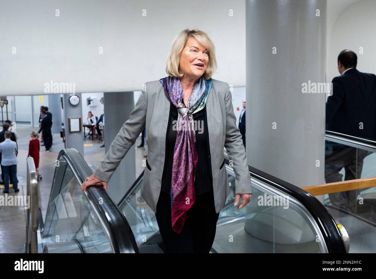 UNITED STATES - JULY 15: Sen. Cynthia Lummis, R-Wyo., arrives in the ...