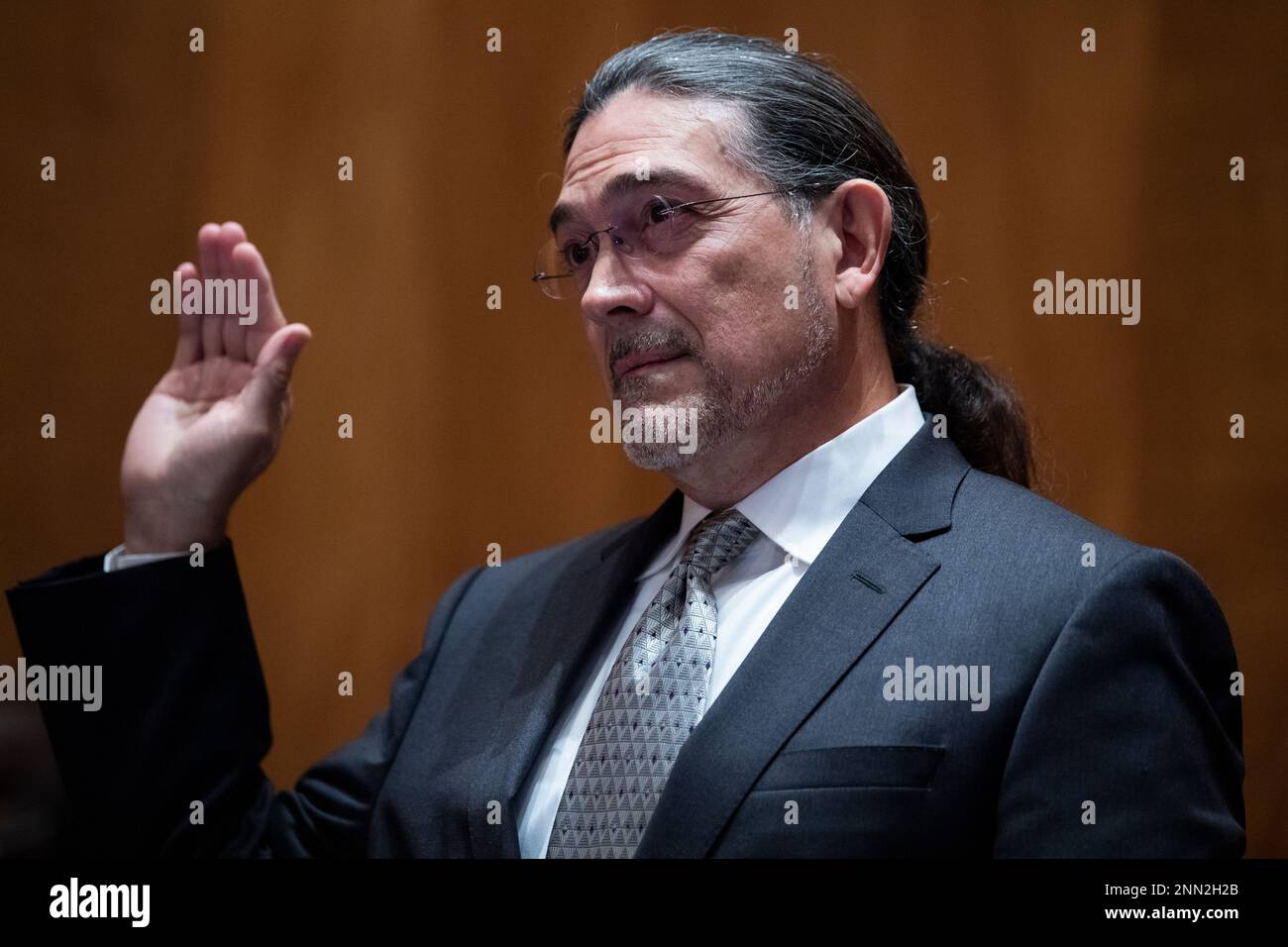 UNITED STATES - JULY 15: Robert L. Santos, nominee to be director of ...