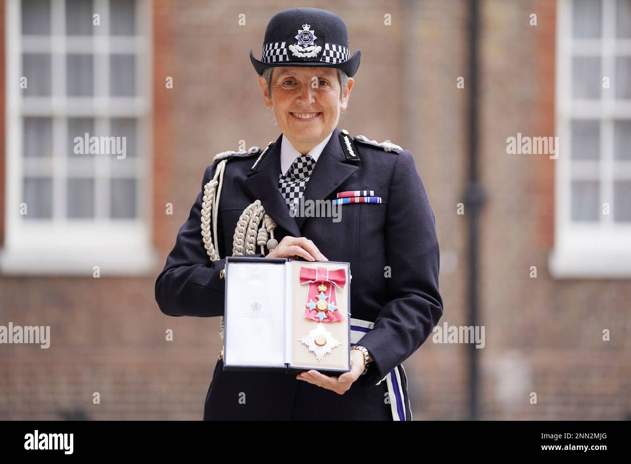Britain's Metropolitan Police Commissioner Cressida Dick poses for her ...